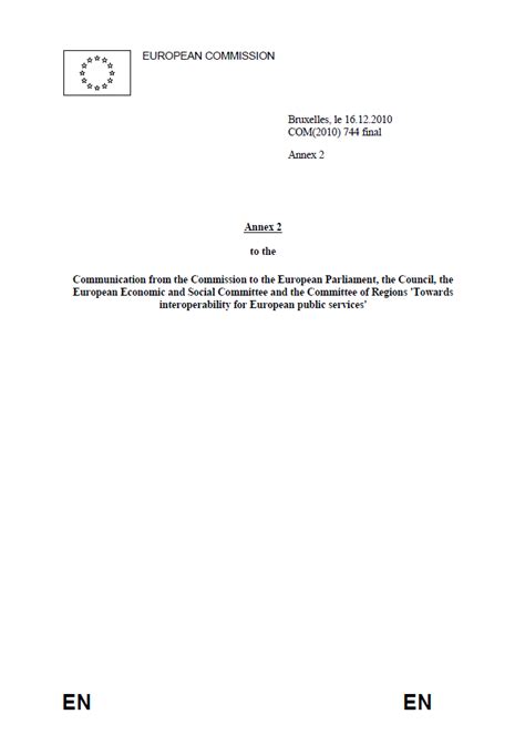 European Interoperability Framework Eif Isa²