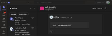 teams adaptive cards content didn t show on the mobile microsoft qanda