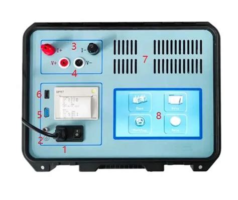 10a Output Current Winding Resistance Tester Dc Resistance Meter Dc