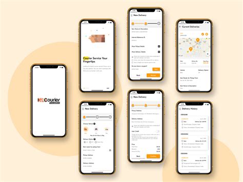 Courier Delivery App Ui Design By Peppyocean On Dribbble