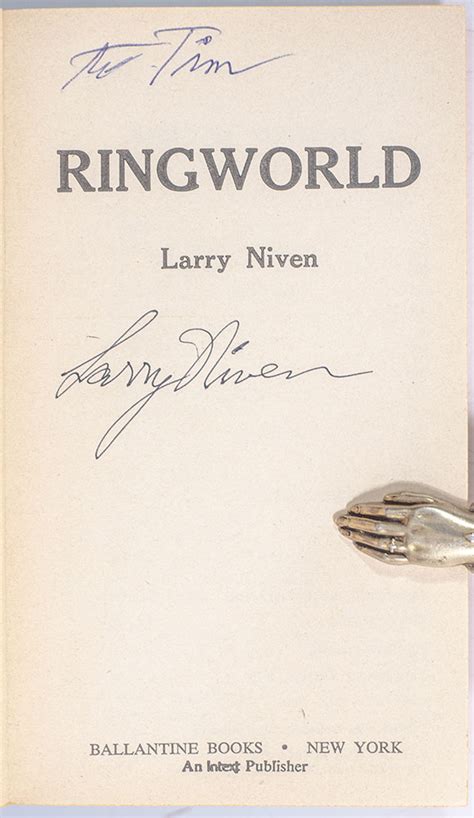 Ringworld Larry Niven First Edition Signed