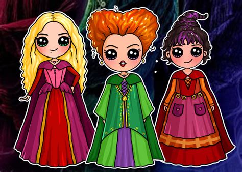 Hocus Pocus 2 Draw So Cute