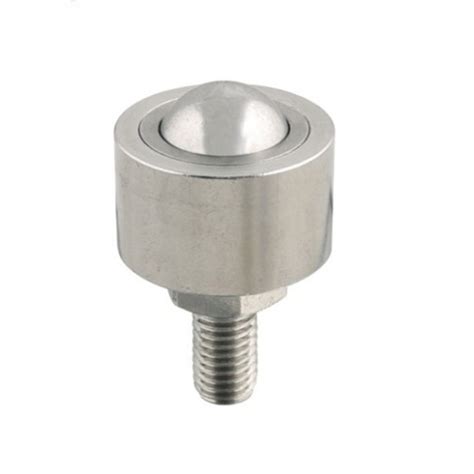 Sus304 Stud Mount Ball Transfer Ball Rollers Lock Nut Flang Ball