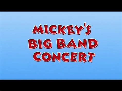 Mickeys Big Band Concert Mickey Mouse Clubhouse Episodes Wiki Fandom