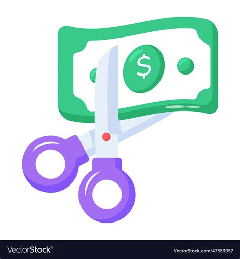 Cost Reduction Royalty Free Vector Image Vectorstock