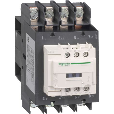 Contacteur Everlink 4p Ac1 440v 80a Avec Bobine 115v Ac Et Tetra Cosses