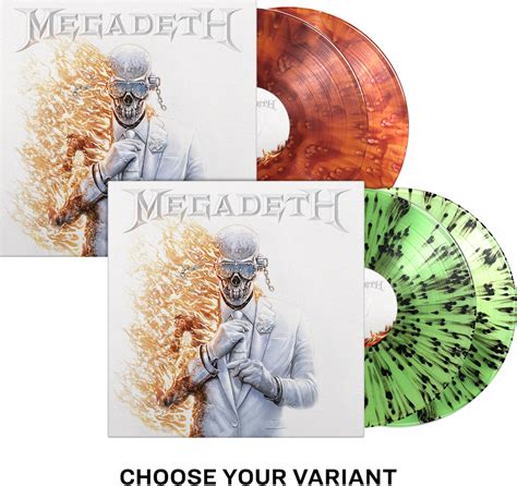 Megadeth ‘megadeth 2lp Exclusive Limited To 300 Each Various Colo