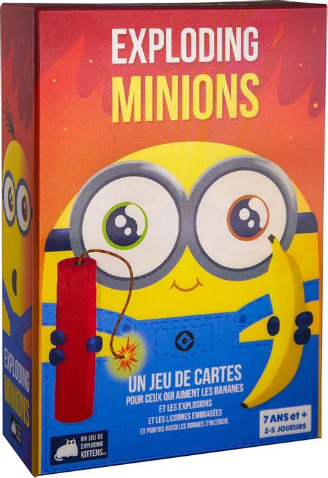Exploding Minions Par Exploding Kittens Un Jeu De Cartes Pour Adultes Ados Et Enfants
