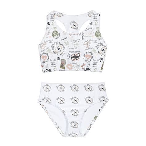 Swift Girls Two Piece Swimsuit Taylor Version Sold By Lila Crazy Sku