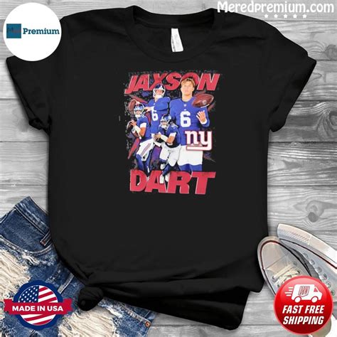 Official Jaxson Dart New York Giants Notorious Player T Shirt Hoodie
