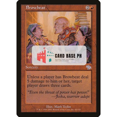 Browbeatlightly Played Magic The Gathering Trading Card Shopee