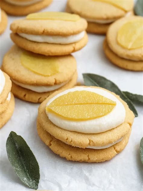 Irresistible Vegan Lemon Sandwich Cookies With Zesty Lemon Curd