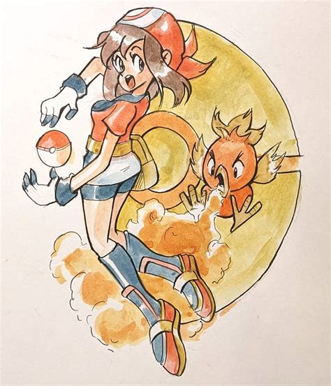 May And Torchic By Albertov On Deviantart