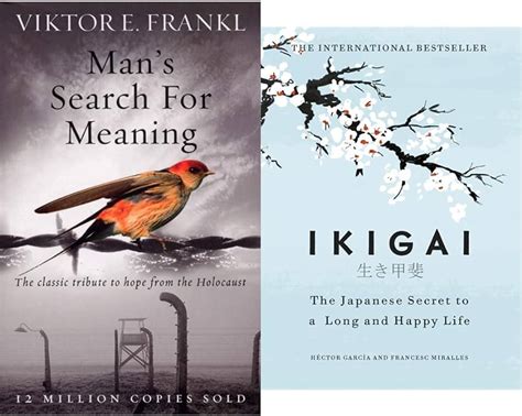 2 Book Set Ikigai Mans Search For Meaning Bindass Books