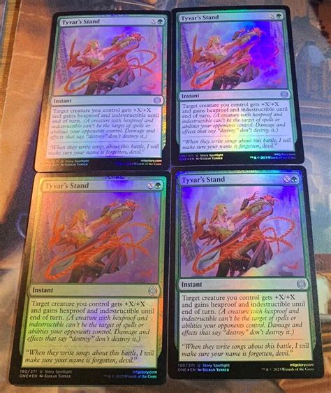 1 X Mtg Tyvars Stand Phyrexia All Will Be One 190 271 Foil Uncommon Nm Tyvars Ebay