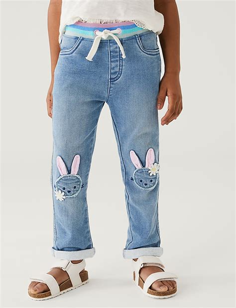 Buy Regular Denim Bunny Jeans At Marks And Spencer