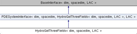 Pi Domus Parallel Dealii Multiphysics Solver Hydrogelthreefields Class Template Reference