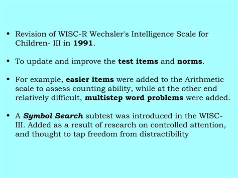 Wisc Ppt Standardized Testing Educational Assessment
