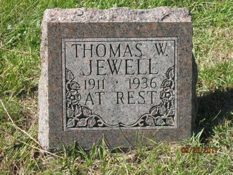 Thomas Weldon “tommy” Jewell 1911 1936 Find A Grave Memorial