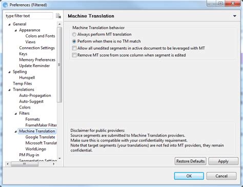 Enabling Machine Translation