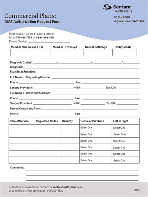 Fillable Online Dme Authorization Request Form Dme Authorization