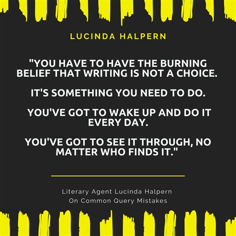 Literary Agent Lucinda Halpern On Common Query Mistakes — Mindy Mcginnis
