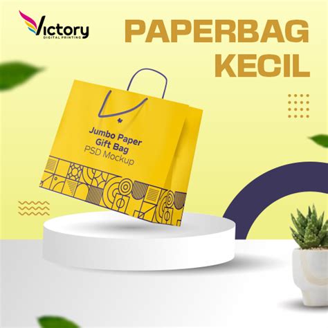 Buat Paper Bag Kecil Dengan Desain Custom Murah