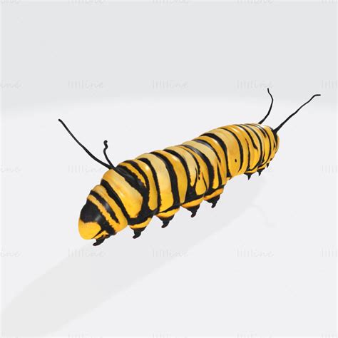 Caterpillar 3d Model Ready To Print