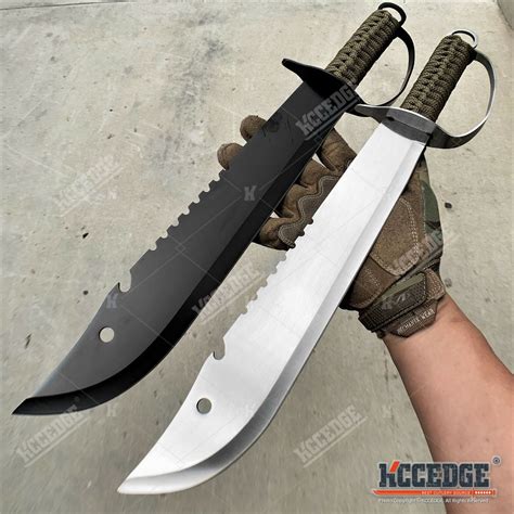 195 Machete Full Tang Fixed Blade Sword Bushcraft Hunting Survival