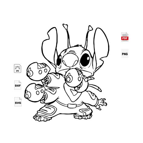 Stitch Svg Stitch Vector Stitch Lover Stitch And Lilo Svg Inspire