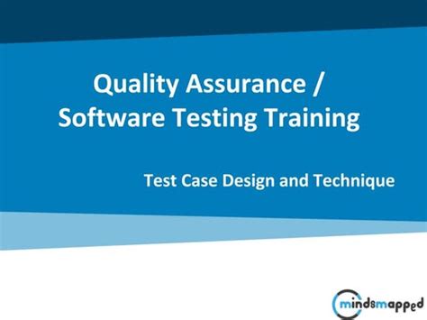Test Case Design And Design Techniques Ppt