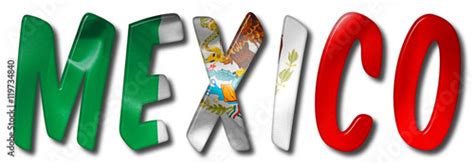 Spanish Word Art Mexico
