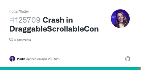 Crash In Draggablescrollablecontrolleranimateto · Issue 125709
