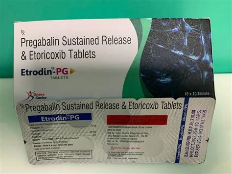 Pregabalin Etoricoxib 10 10 Tablets At ₹ 210 Stripe In Ahmedabad Id 2849500558533