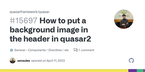 How To Put A Background Image In The Header In Quasar2 · Quasarframework Quasar · Discussion