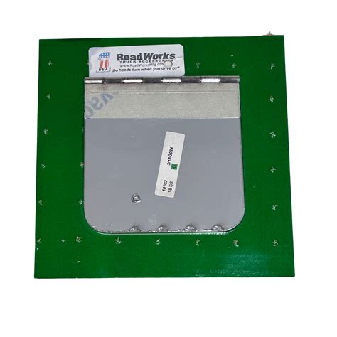 Roadworks Stainless Steel Hinged Permit Panel Thenewvernontruckwash