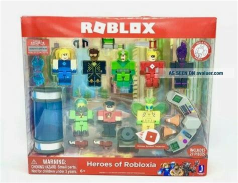 Roblox Heroes Of Robloxia 21 Piece Playset 8 Figures 40707154