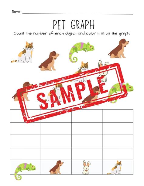 4 Preschool Graphs Spacezoofruitspets Etsy