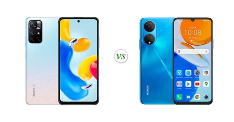 Xiaomi Redmi Note 11s 5G vs HONOR X7: Side by Side Specs Comparison
