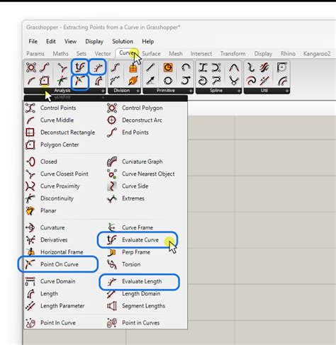 How To Extract Points From A Curve In Grasshopper Tutorial Hopific