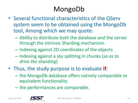 Spark MongoDb For LSST Ppt Download