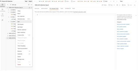 postman collection api reference