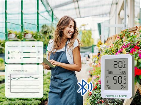 Bluetag TH20 Lcd Bluetooth Temperature And Humidity Data Logger