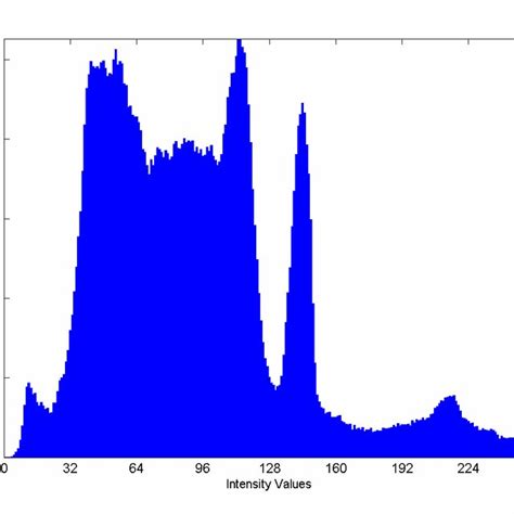 Sample Image Intensity Histogram Download Scientific Diagram