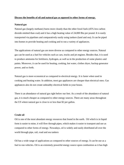 Renewable Energy Assignment 2 Pdf Natural Gas Energy Development