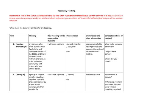 Solution The Tefl Academy Assignment A Studypool