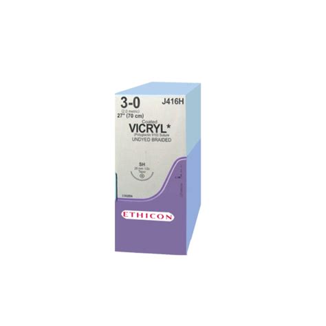 Coated Vicryl 3 0 26mm Sh 70cm Aandr Medical Supplies