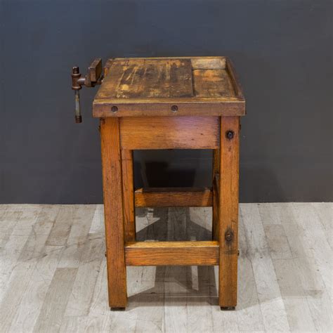 Antique Small Carpenters Workbench C1910 1930 S16 Home