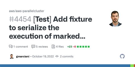 Test Add Fixture To Serialize The Execution Of Marked Tests According To The Adopted Instance
