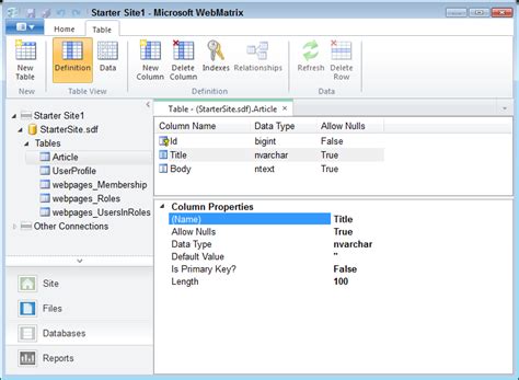 welcome to the webmatrix introducing microsoft s new web stack imar